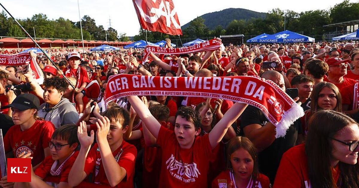 Heute spielt der GAK das 1. Bundesliga-Spiel seit 17 Jahren